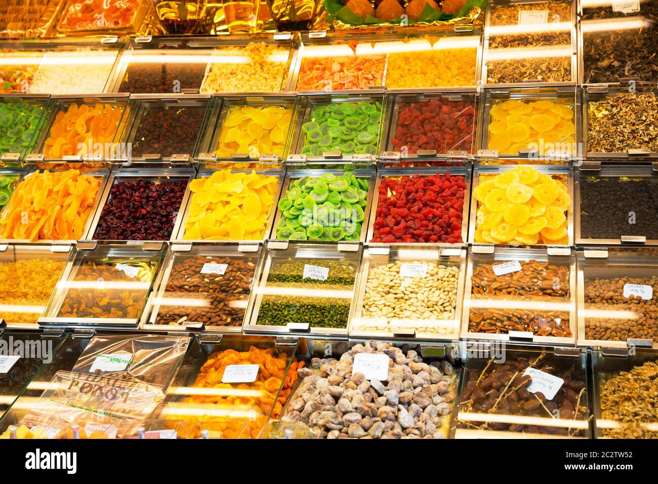 Various nuts dried fruits hi-res stock photography and images - Alamy