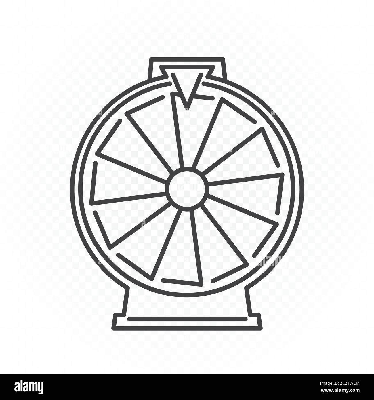 Prize wheel fortune money Stock Vector Images - Alamy