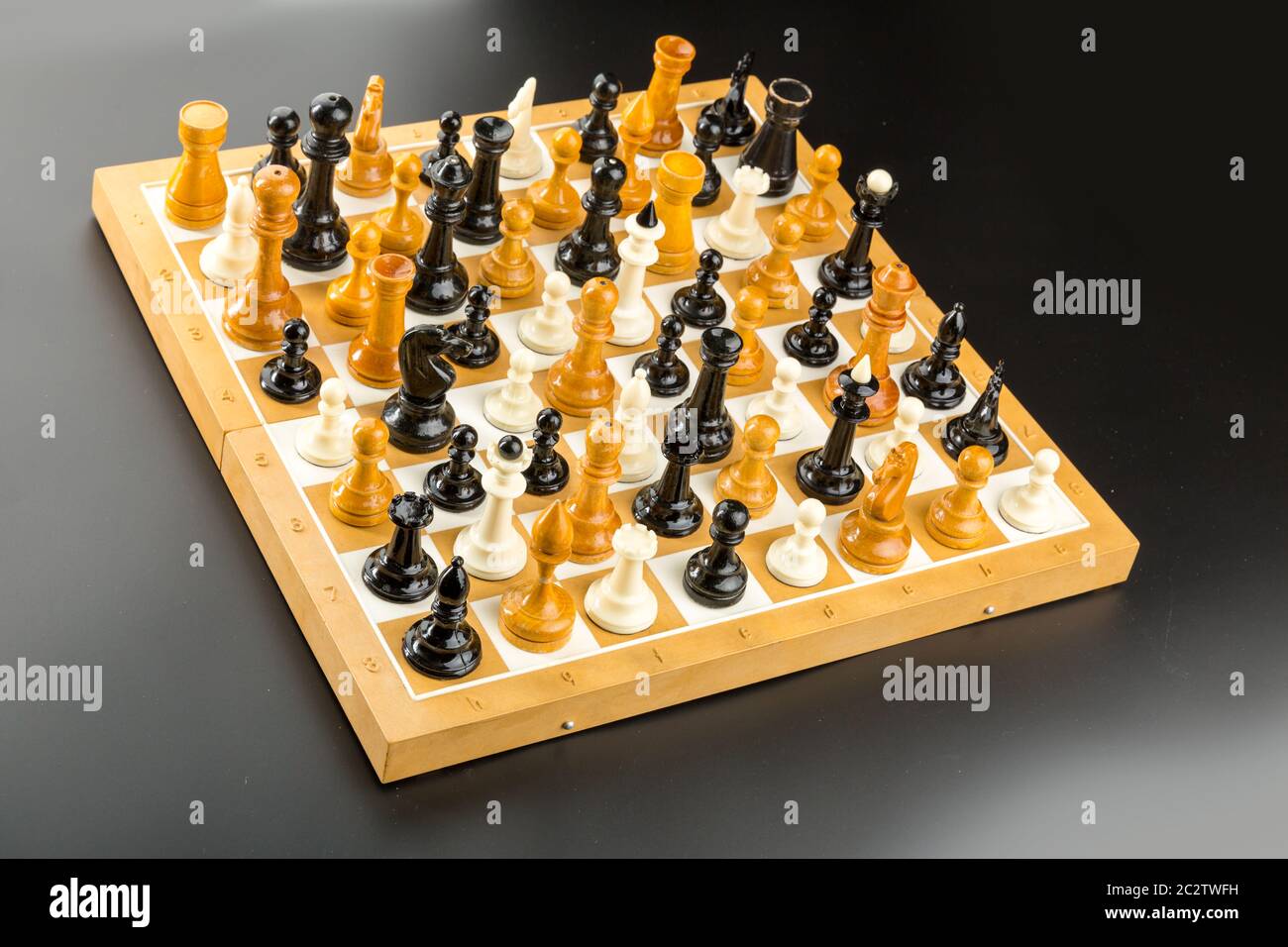 Many chess figures hi-res stock photography and images - Alamy