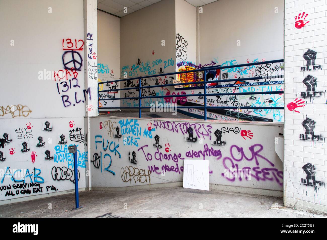 The Capitol Hill Autonomous Zone (CHAZ) or the Capitol Hill Occupied ...