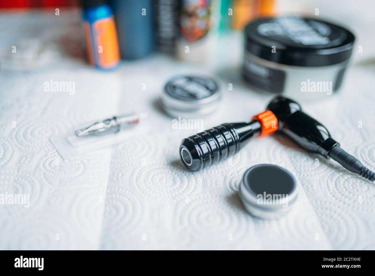 Tattooing tools hi-res stock photography and images - Alamy