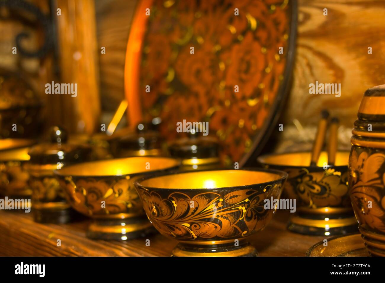 Traditional russian dishes Stock Photo - Alamy