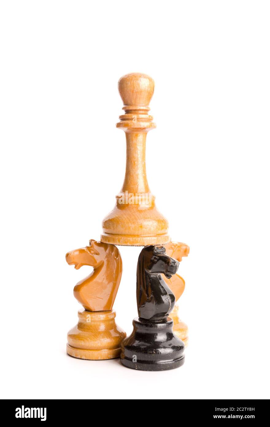 Set of chess figures isolated Stock Photo - Alamy