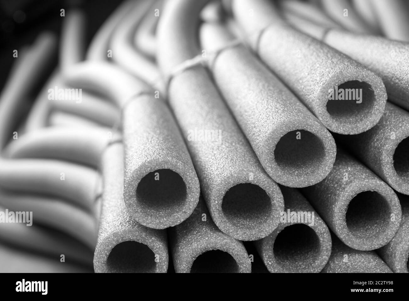 Closeup of thermo pipes for tubes Stock Photo - Alamy