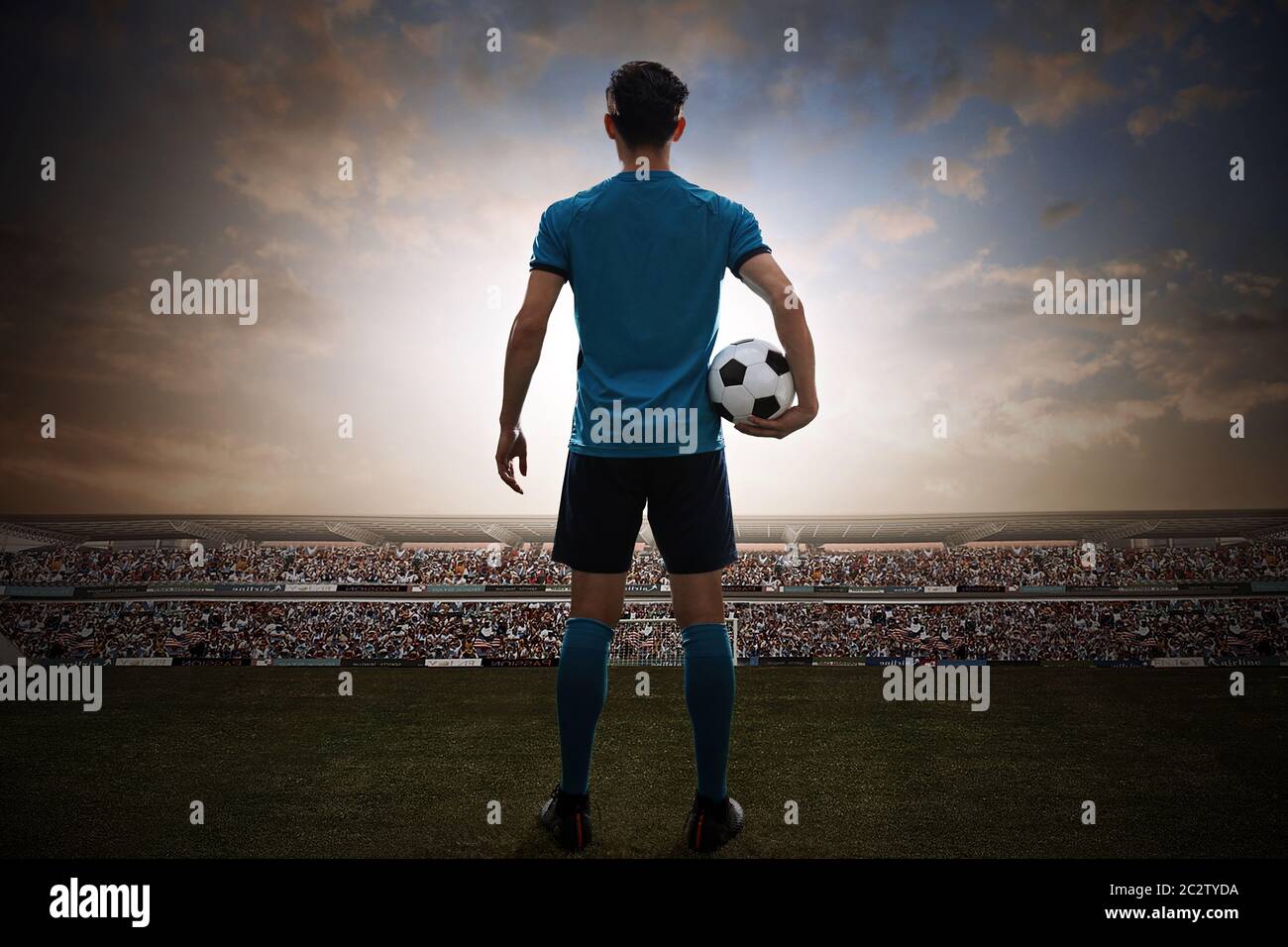 Digital composite of soccer players hi-res stock photography and images ...