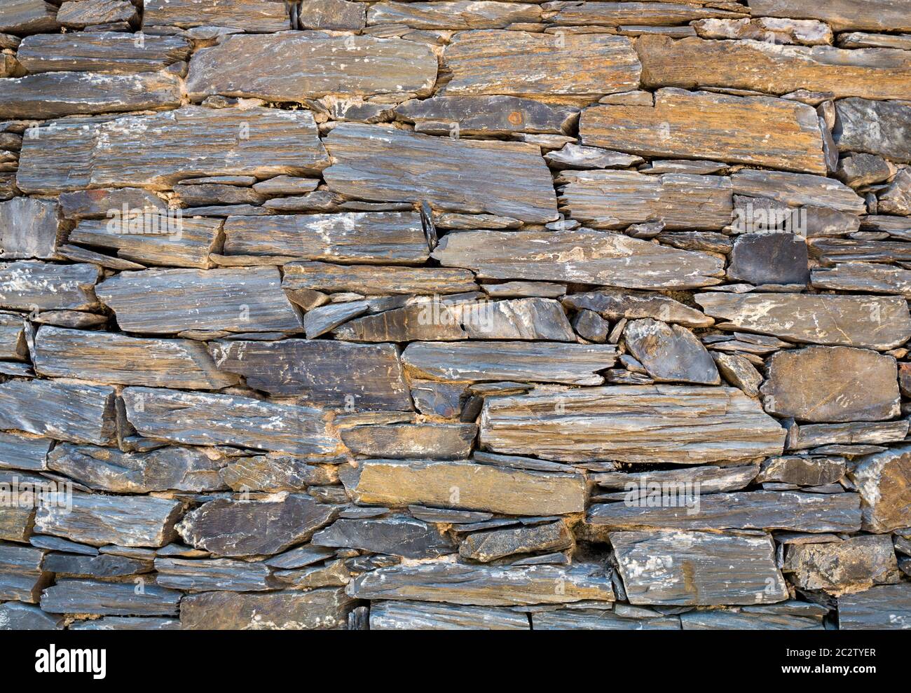Old stacked stone wall background Stock Photo - Alamy