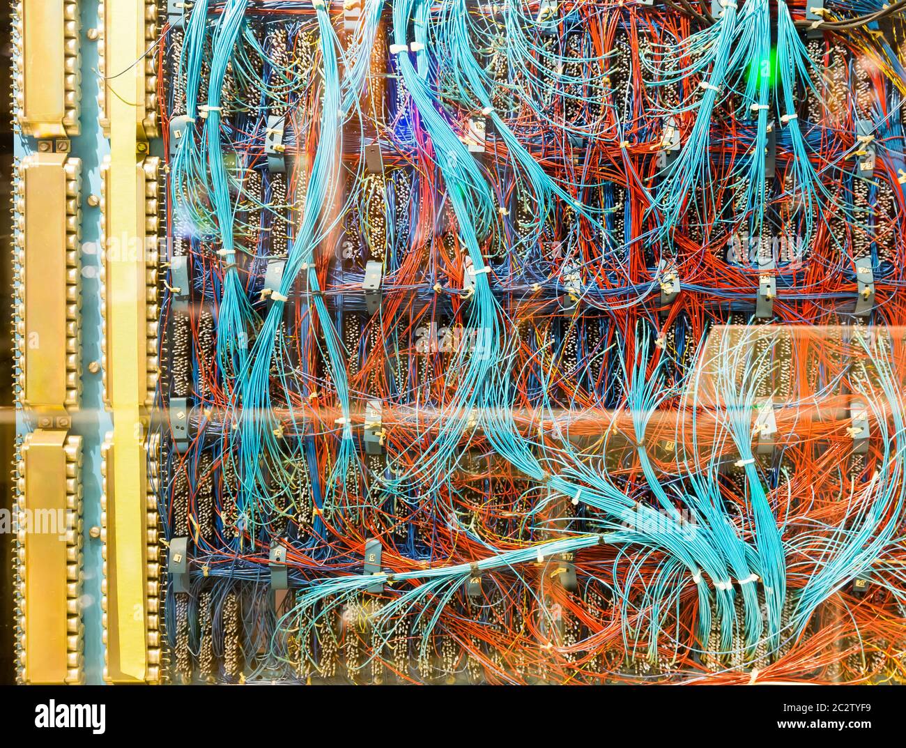 Analog telephone station communication router Stock Photo - Alamy