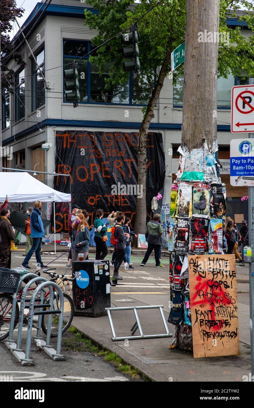 Chaz chop autonomous zone hi-res stock photography and images - Alamy
