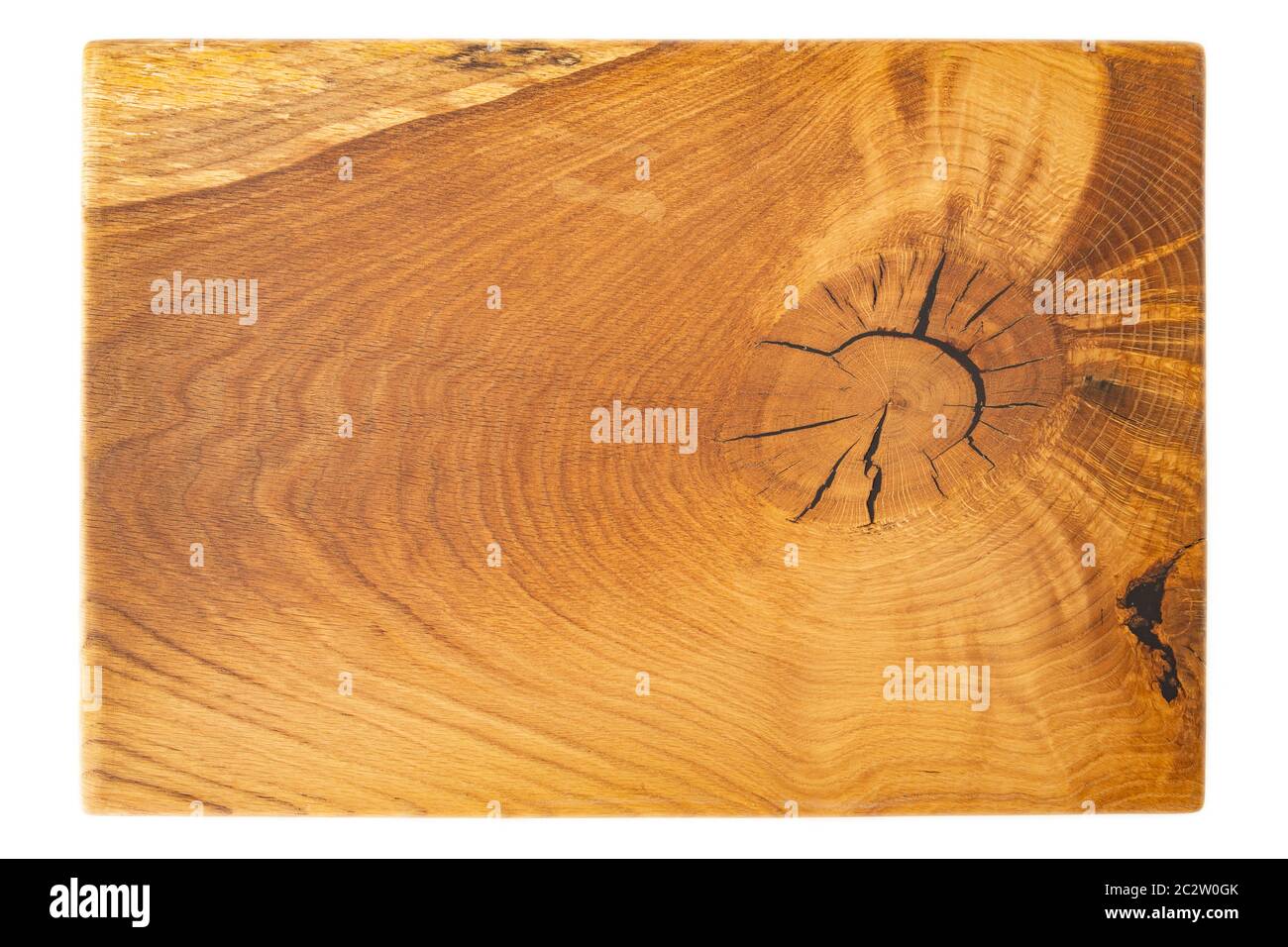 Brown wooden chopping board on white background Stock Photo - Alamy