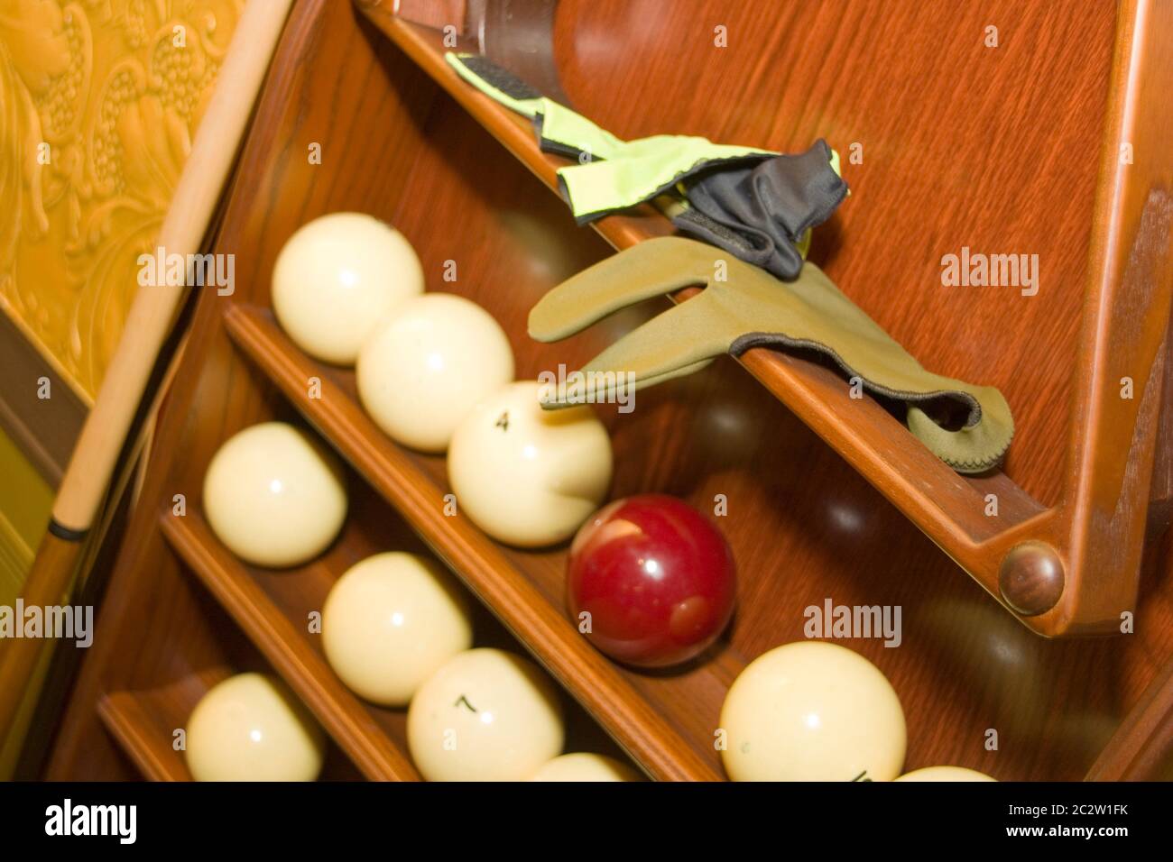 Set for russian billiards Stock Photo - Alamy