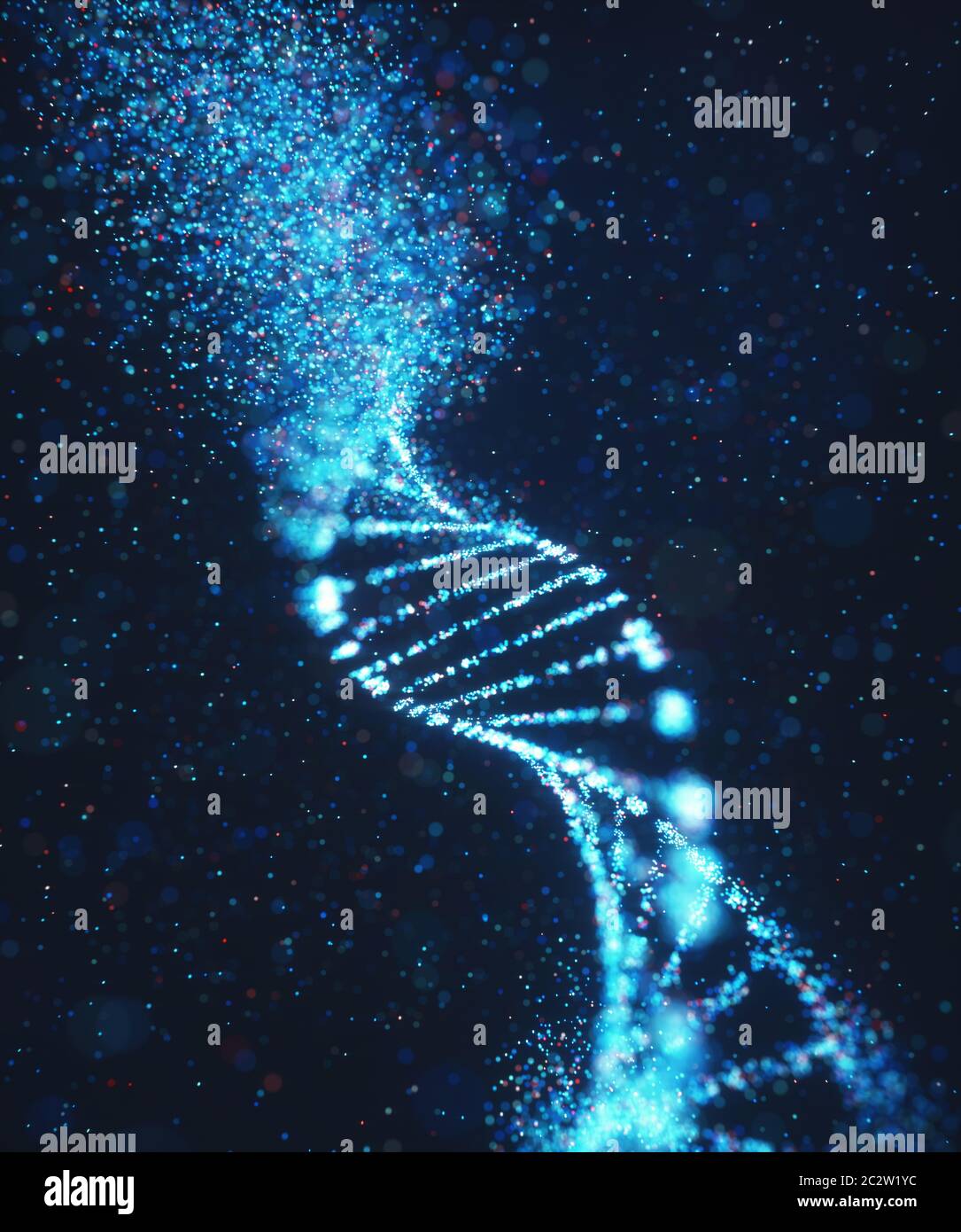 Genetic Syndrome and Genetic Disorder, 3D illustration of science ...