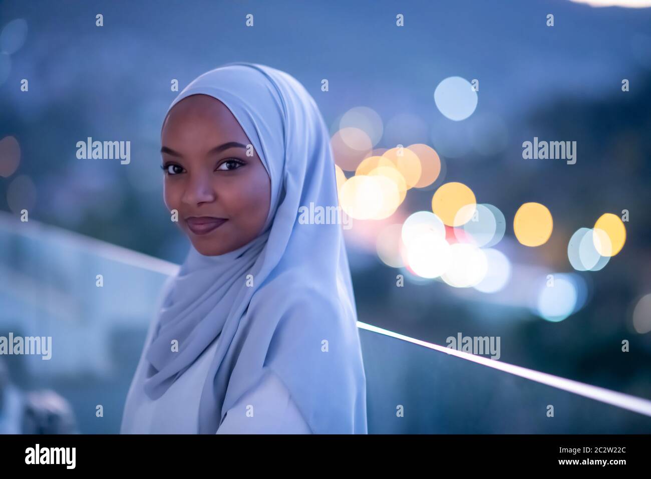 Pretty african muslim woman hi-res stock photography and images - Alamy