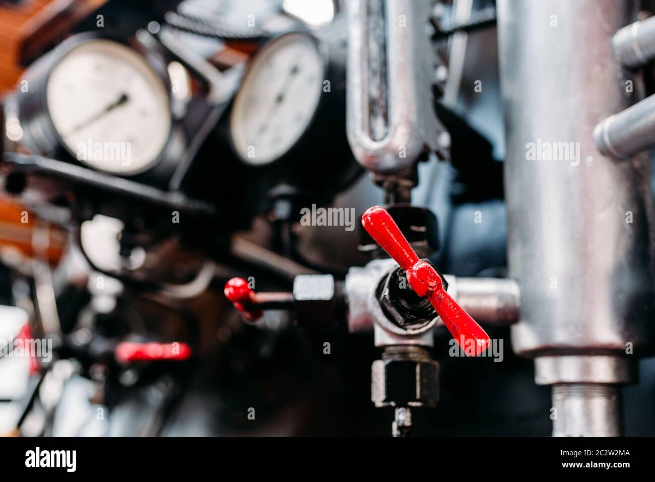 Steam train valves hi-res stock photography and images - Alamy
