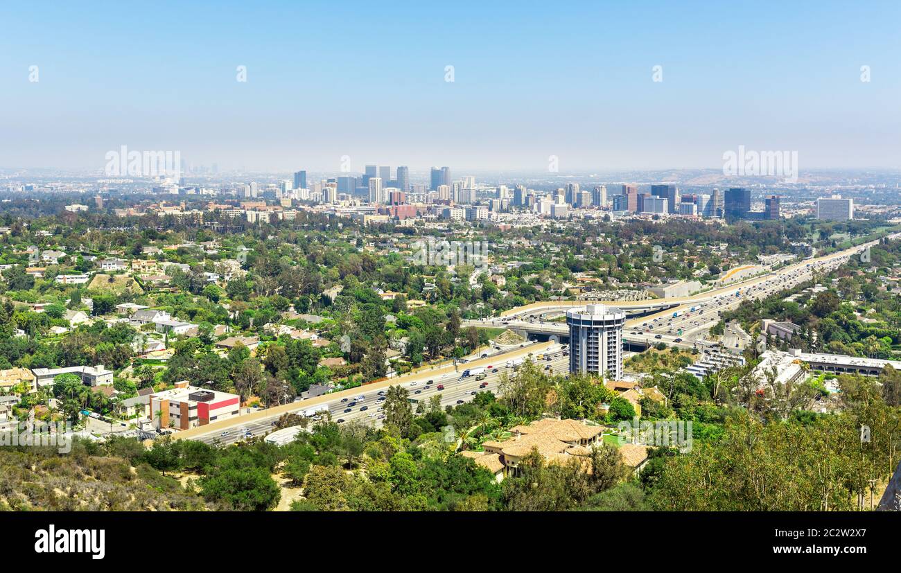 Los Angeles city landscape, California USA Stock Photo - Alamy