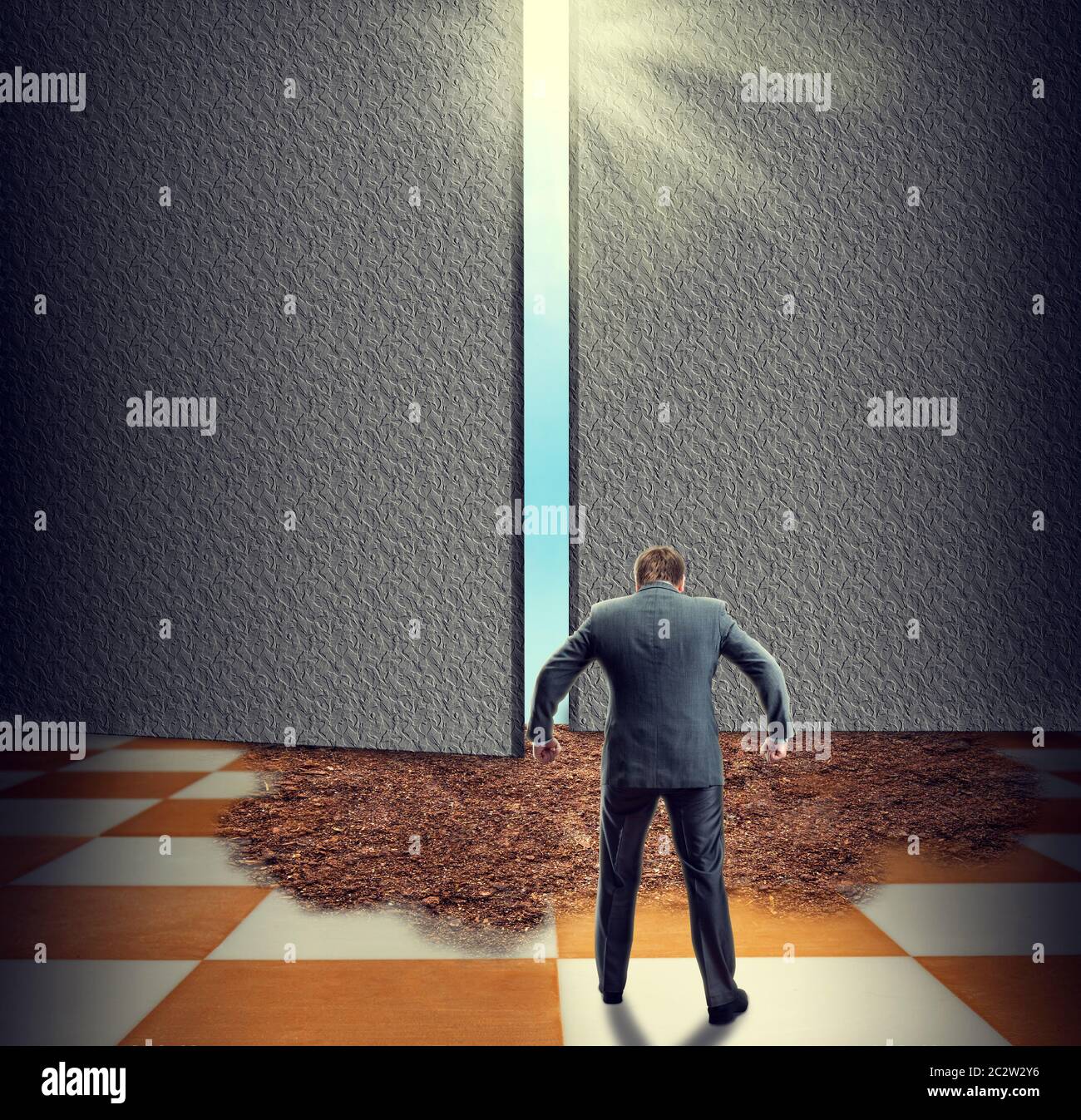 Angry businessman board hi-res stock photography and images - Alamy