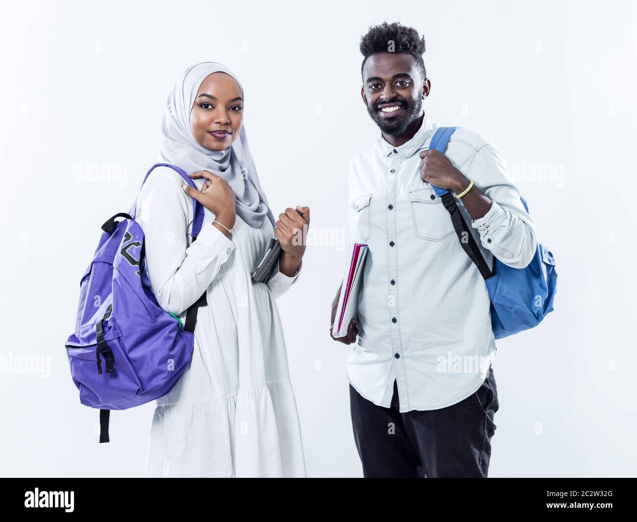 portrait of african students Stock Photo - Alamy