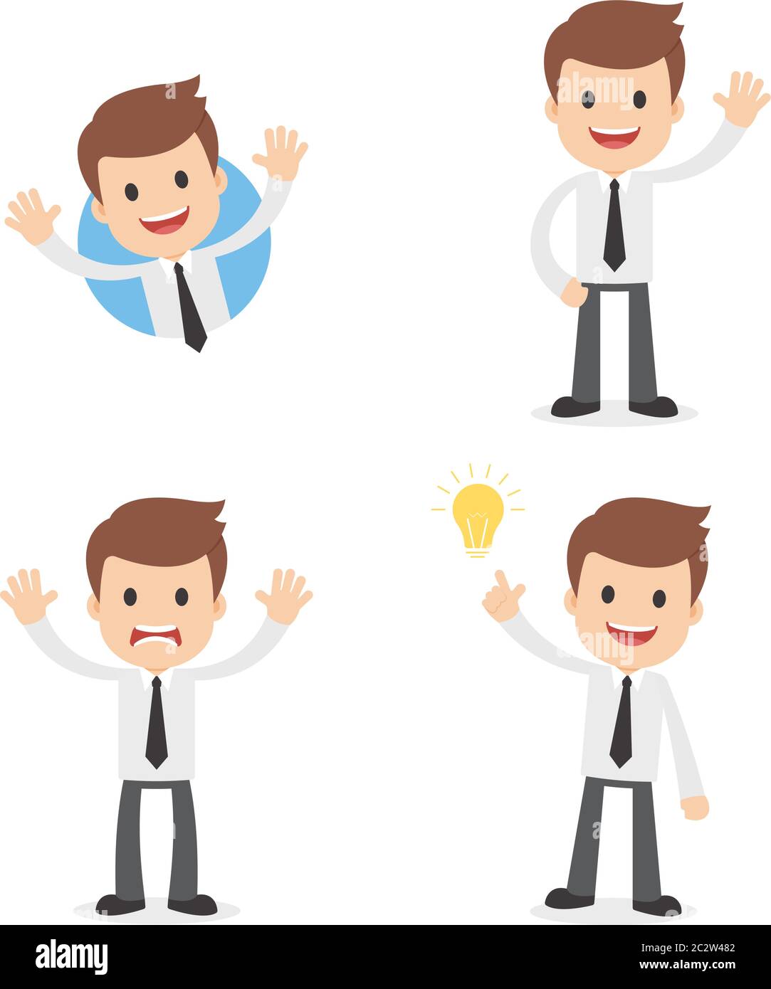 Funny happy guy Stock Vector Images - Alamy