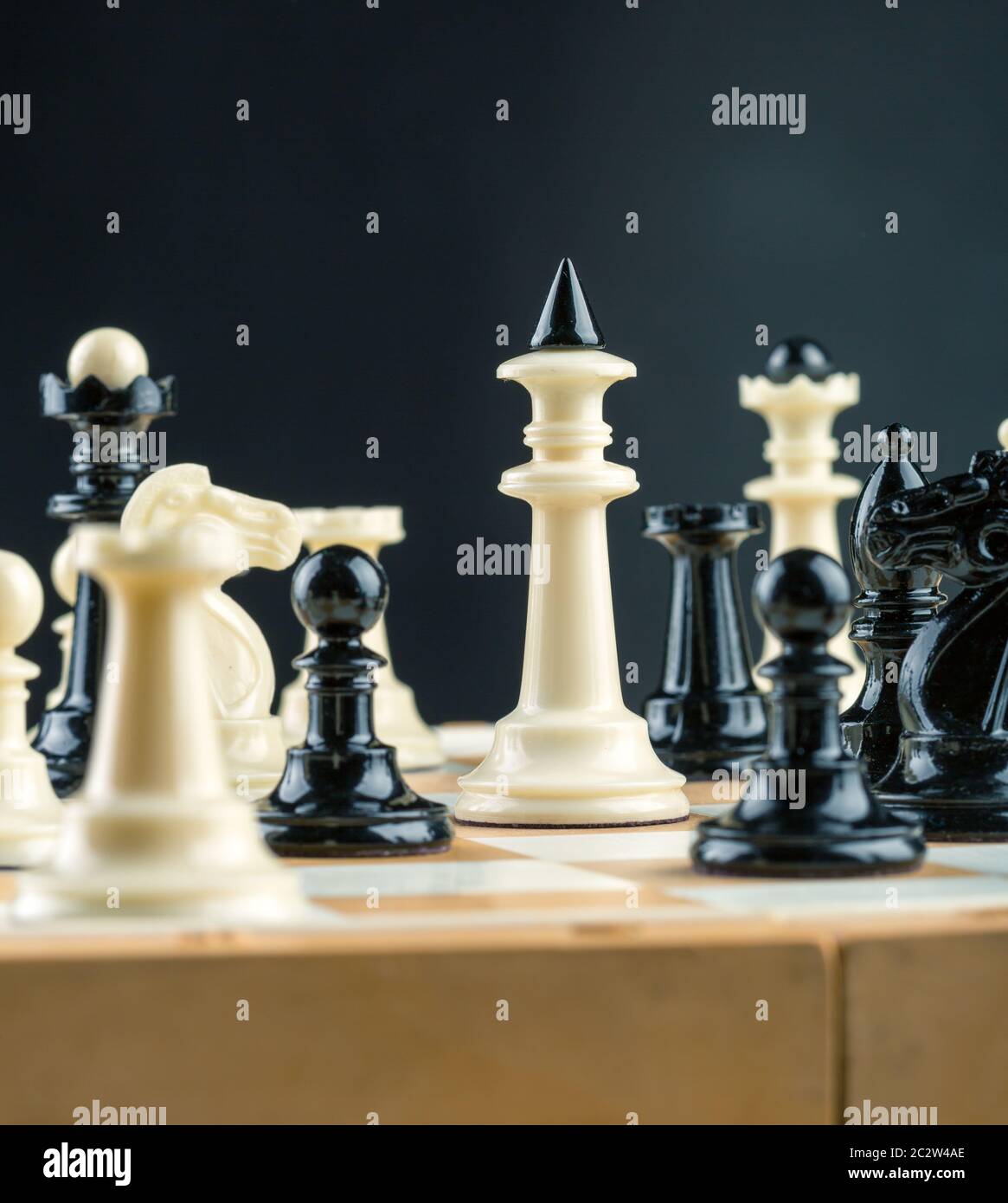 Closeup chess board figures hi-res stock photography and images - Alamy