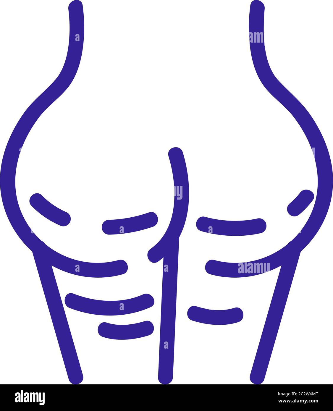 liposuction and cellulite removal surgery lines icon vector outline ...