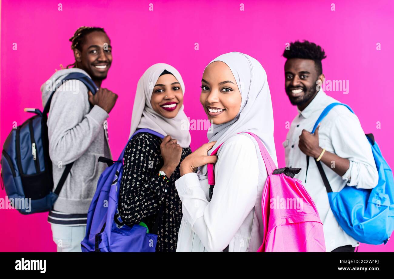 portrait of university students group Stock Photo - Alamy