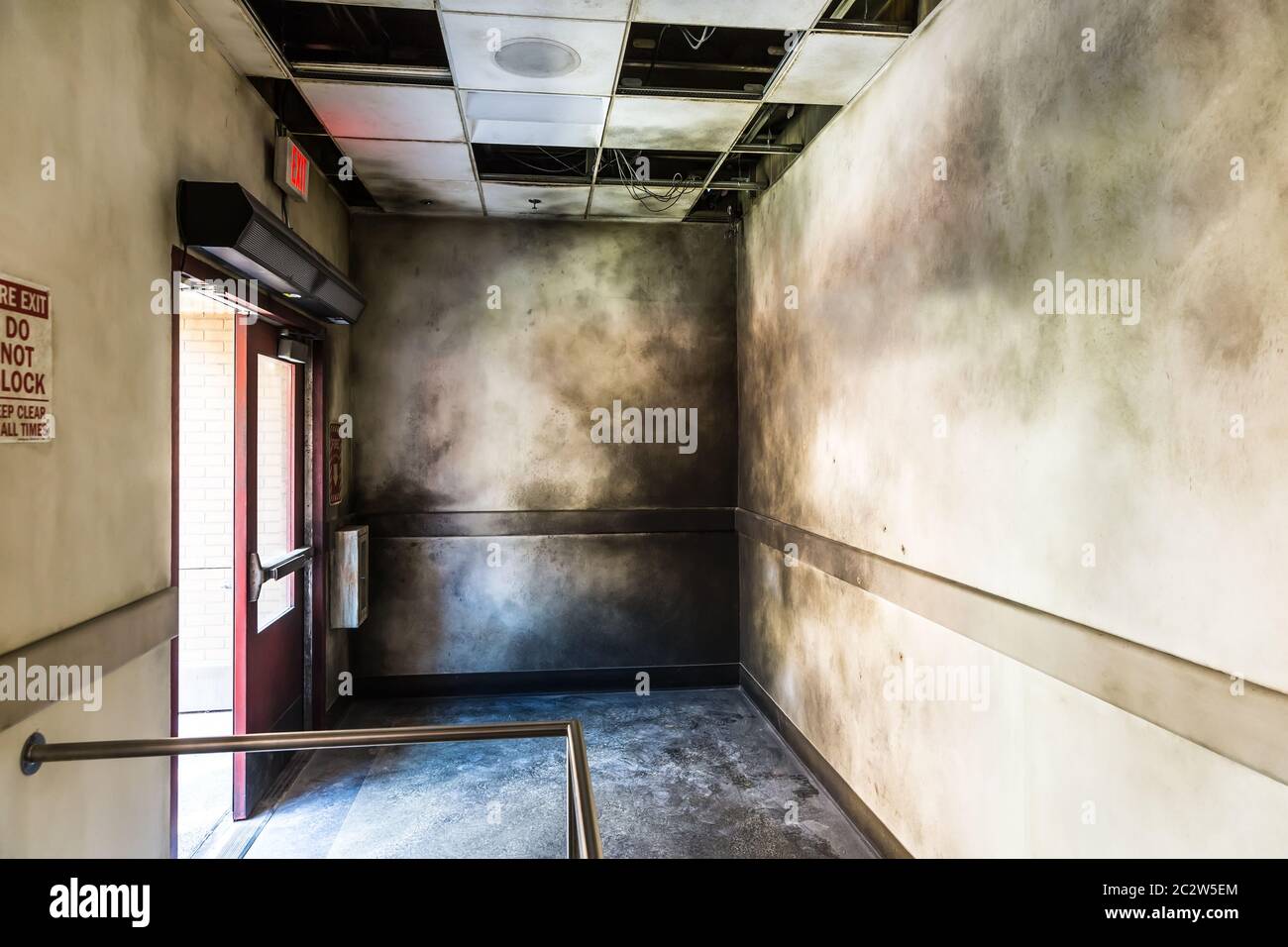 Burned hall hi-res stock photography and images - Alamy