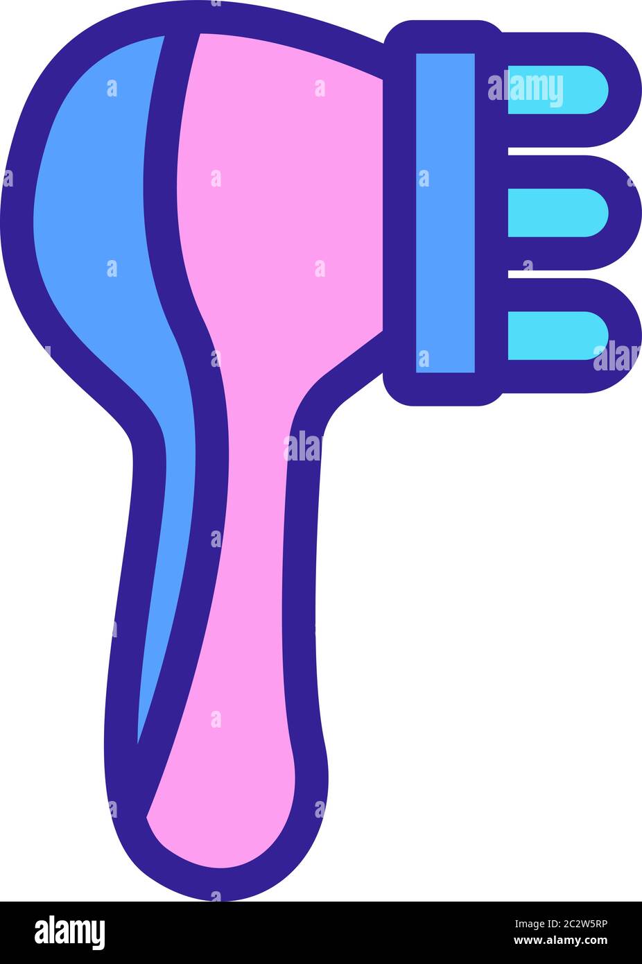 electrical cellulite massager icon vector outline illustration Stock ...