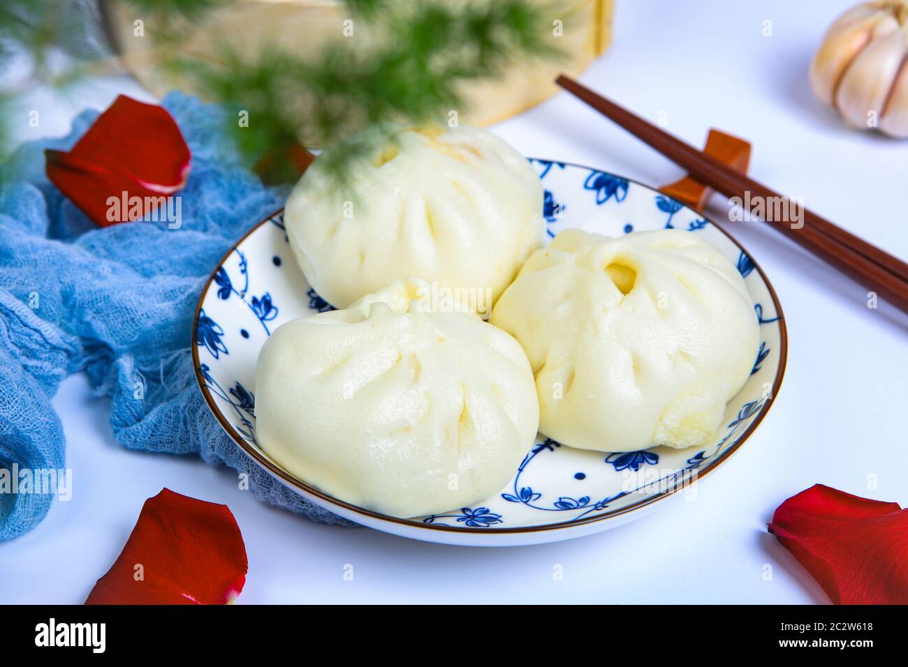 The small steamed bun of good nutrition Stock Photo - Alamy