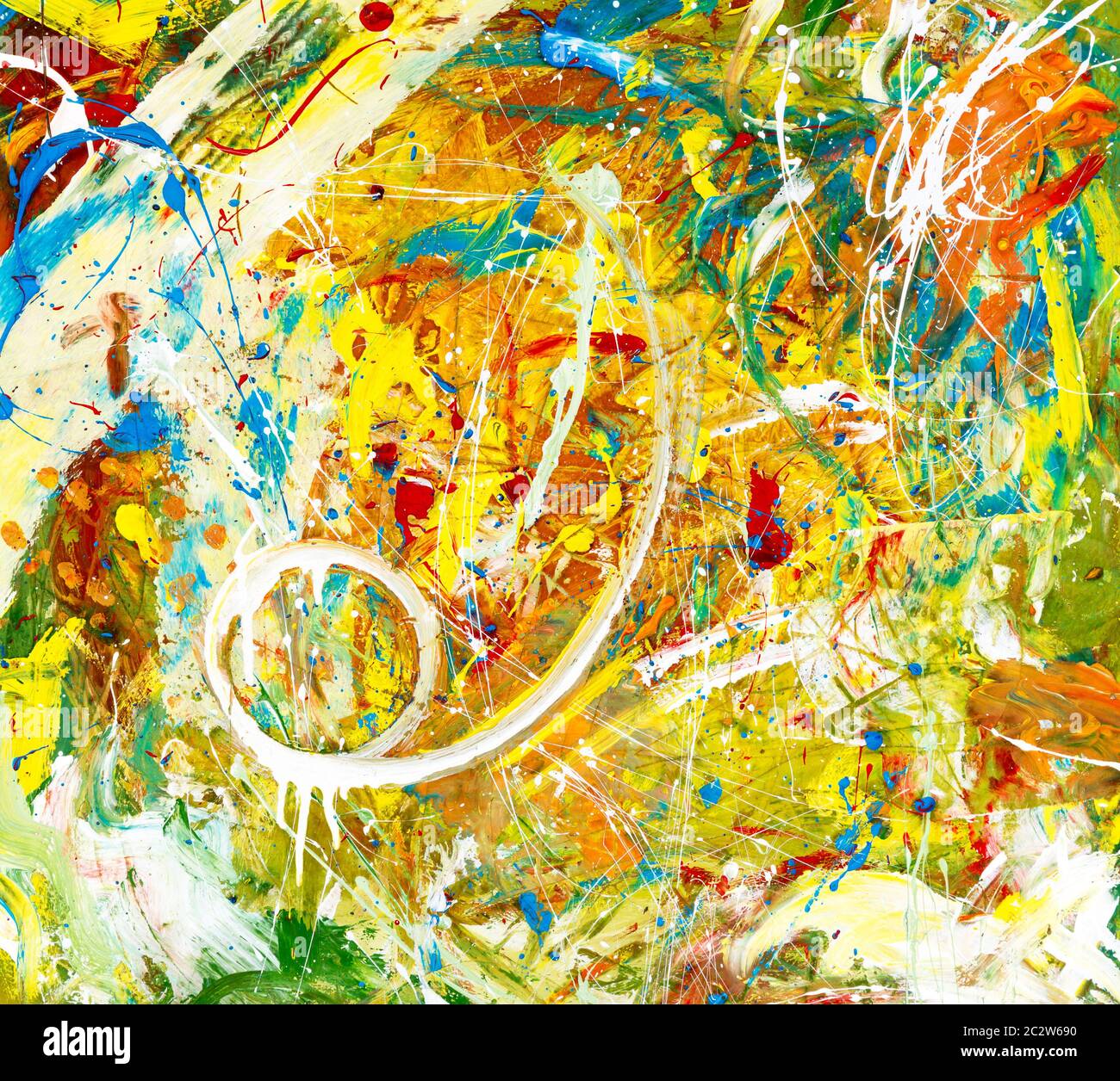 Colorful abstract painting. Background or texture Stock Photo - Alamy
