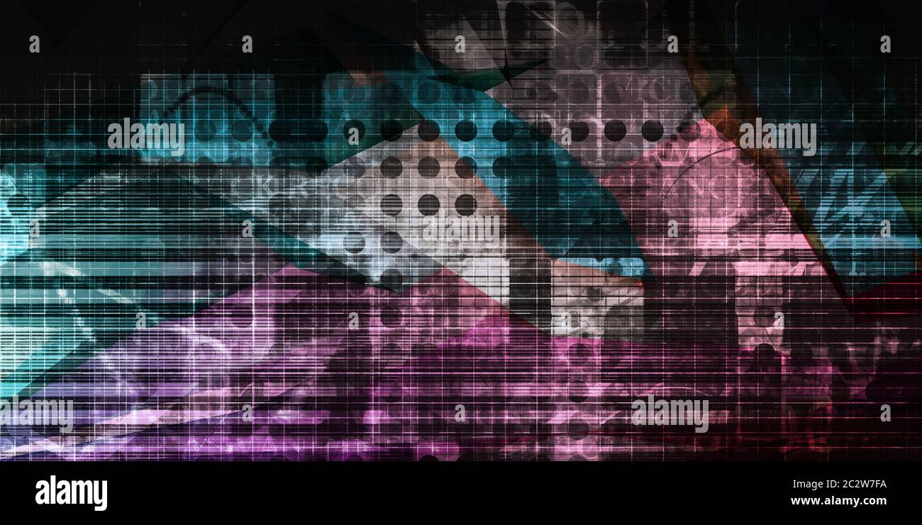 Digital Communication and Reporting System Using Technology Stock Photo ...