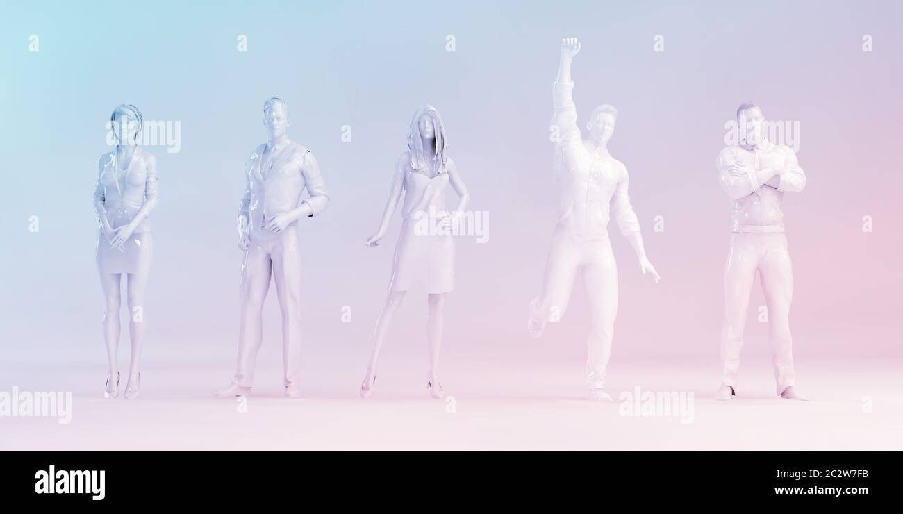 Achieve Success in the Technology Industry as Business Concept Stock ...