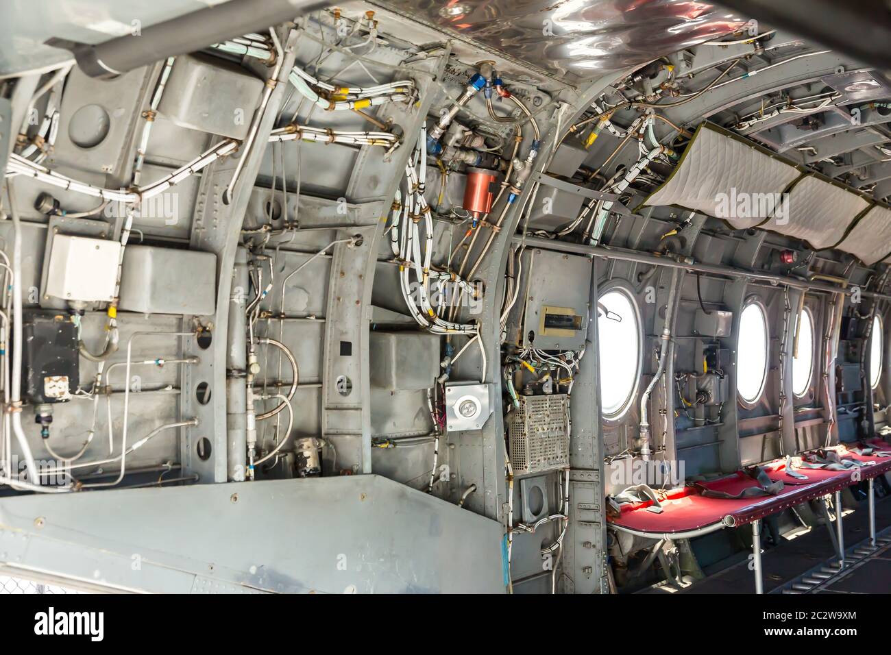 Militaire Transporthelikopters Interieur