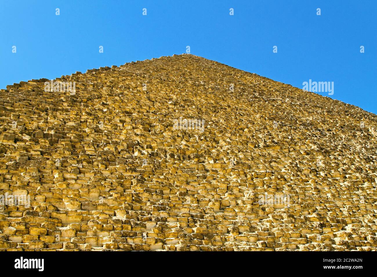 Great pyramid of Giza side close up Stock Photo - Alamy