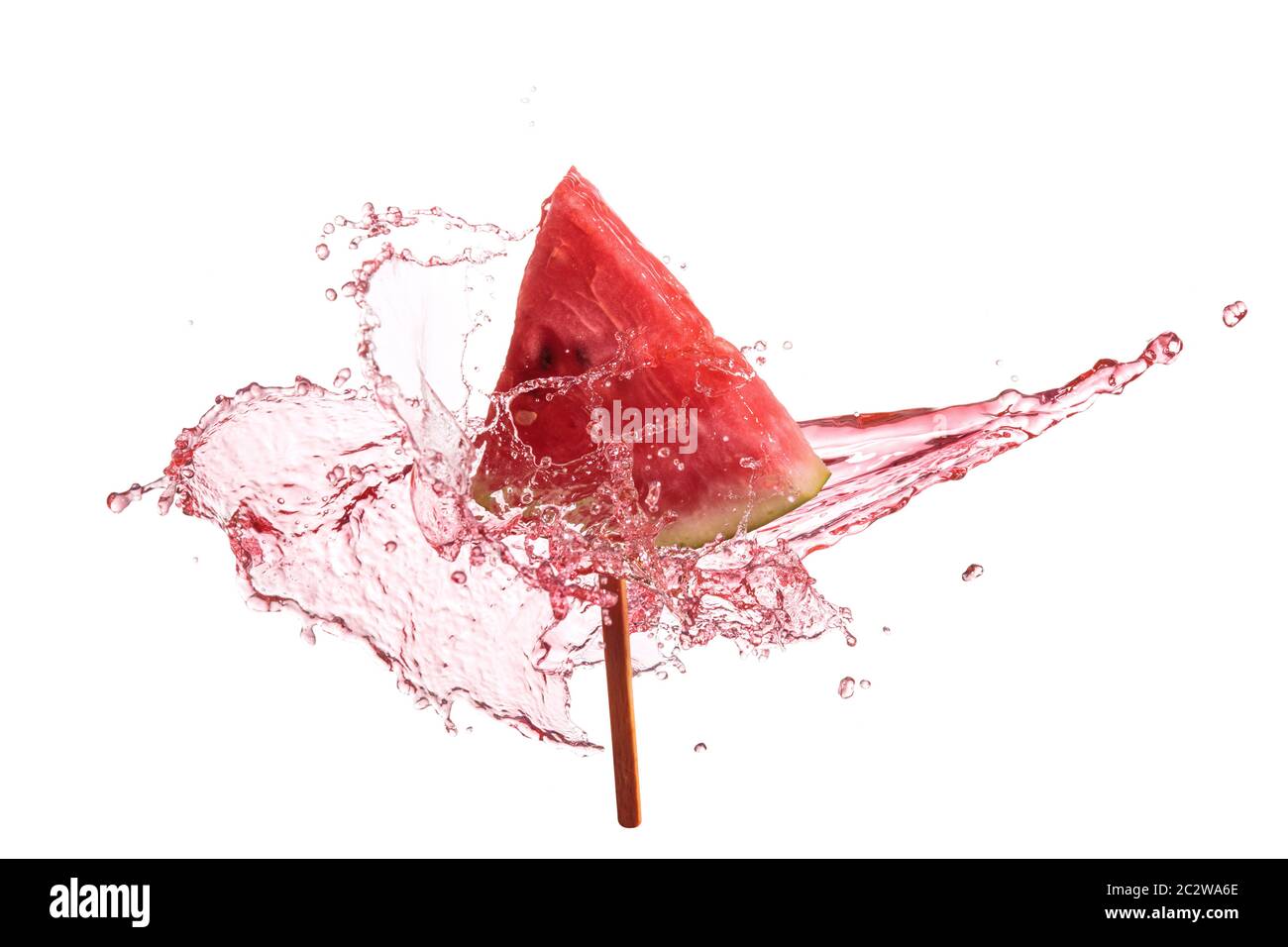 Watermelon with water splash Cut Out Stock Images & Pictures - Alamy