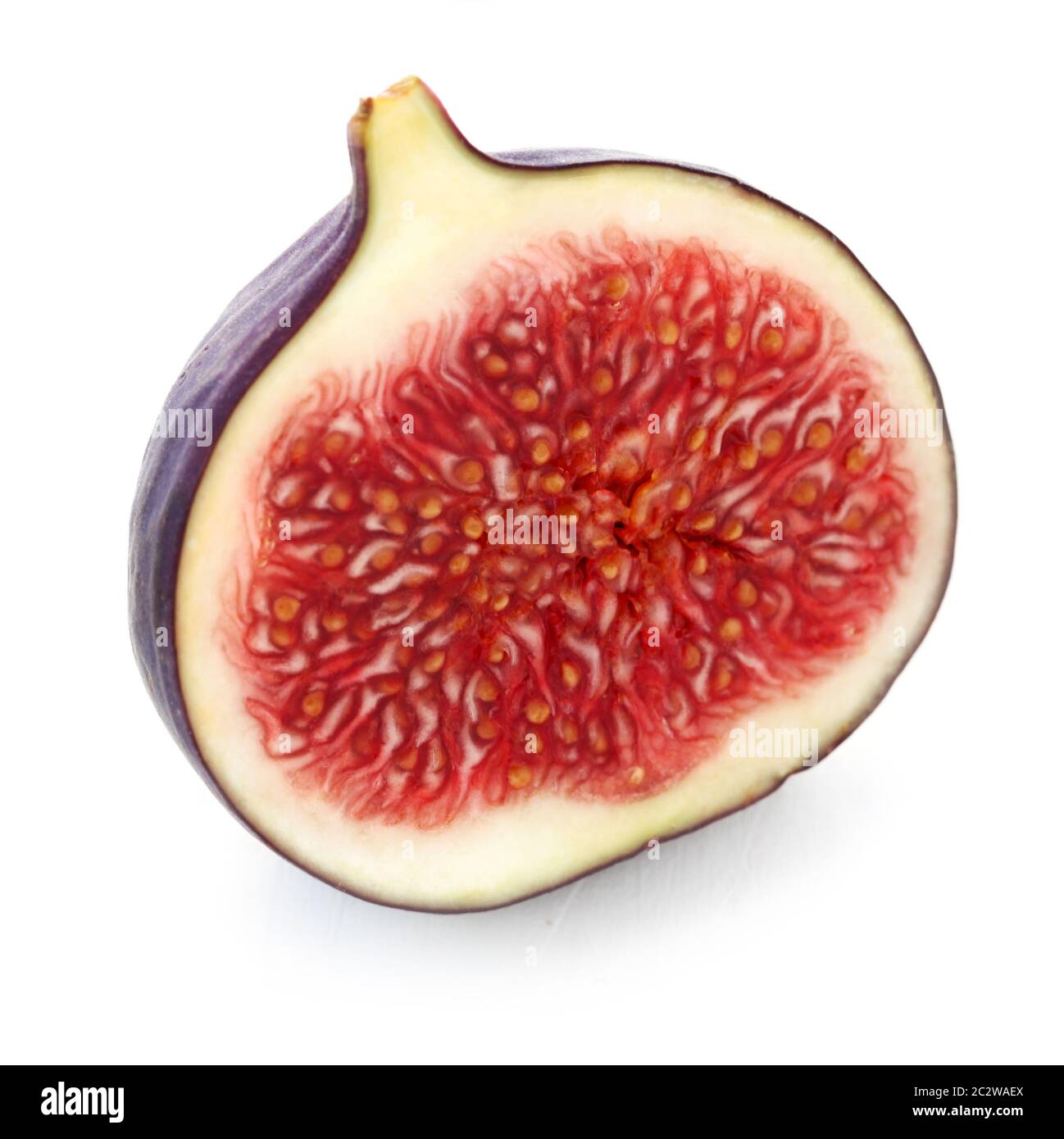 Half A Fig Stock Photo - Alamy