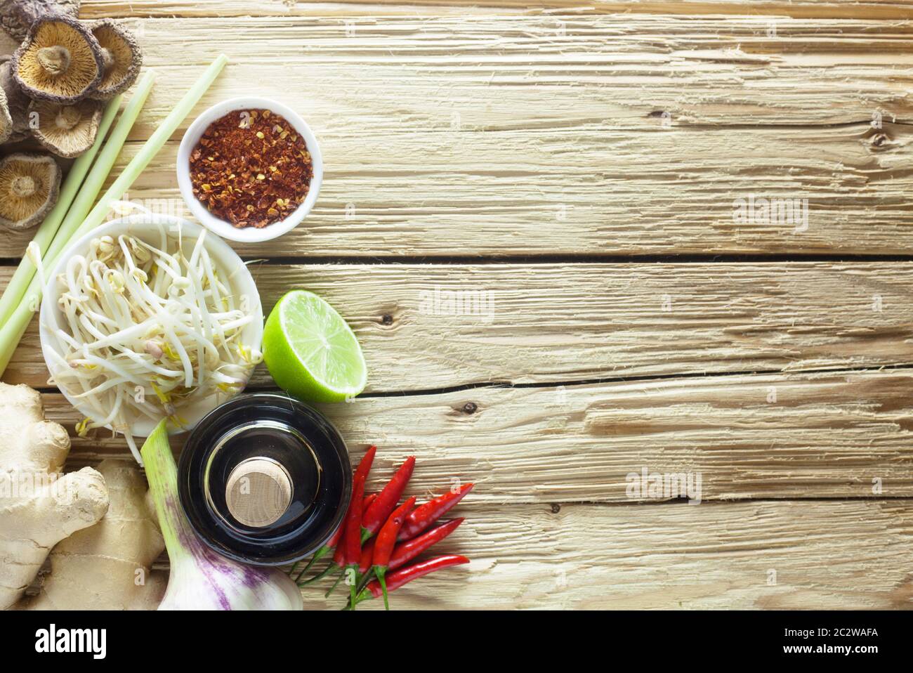 Asian cuisine ingredients soy sauce hi-res stock photography and images ...
