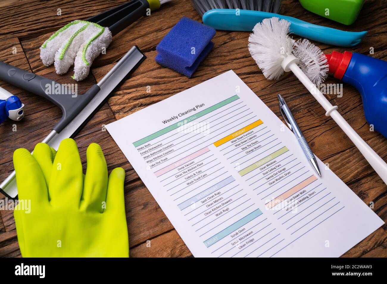 Cleaning plan hi-res stock photography and images - Alamy