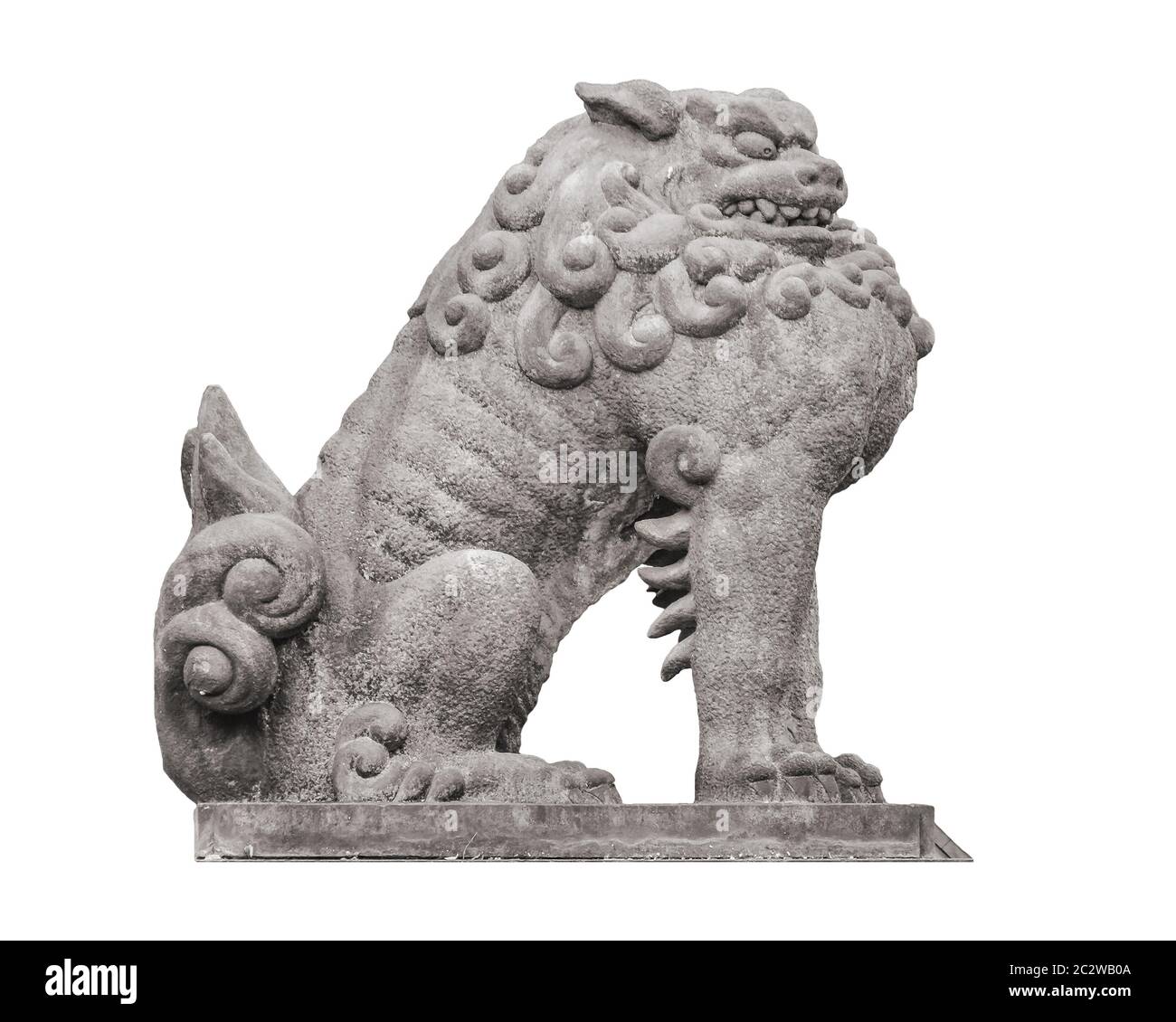 Japanese Religious Mythological Sculpture Monster Stock Photo - Alamy