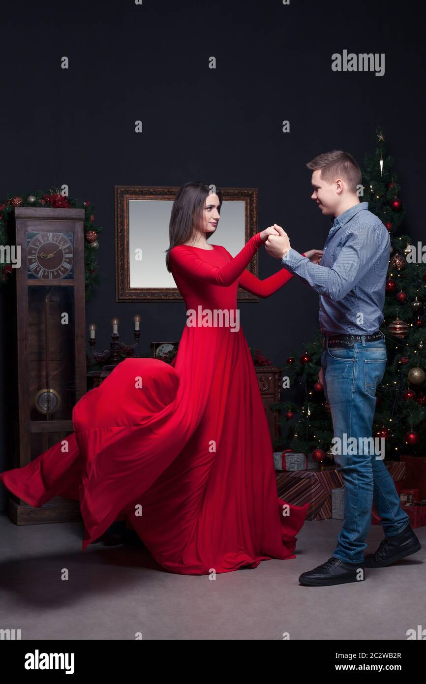 Woman dancing on table bar hi-res stock photography and images - Alamy