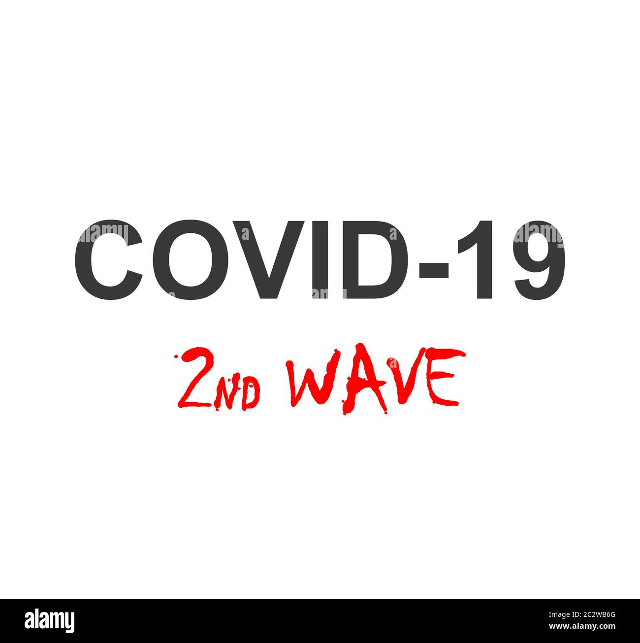 Corona virus second wave. Covid 19, pandemic new version. Vector ...