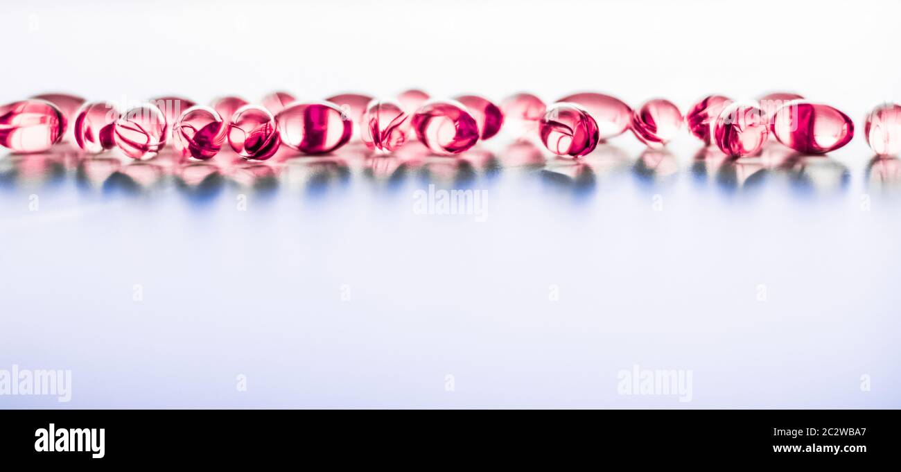 Red pills for healthy diet nutrition, supplements pill and probiotics ...
