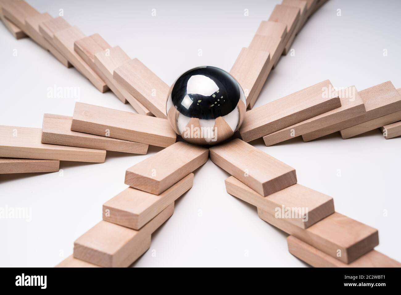 Domino ball hi-res stock photography and images - Alamy