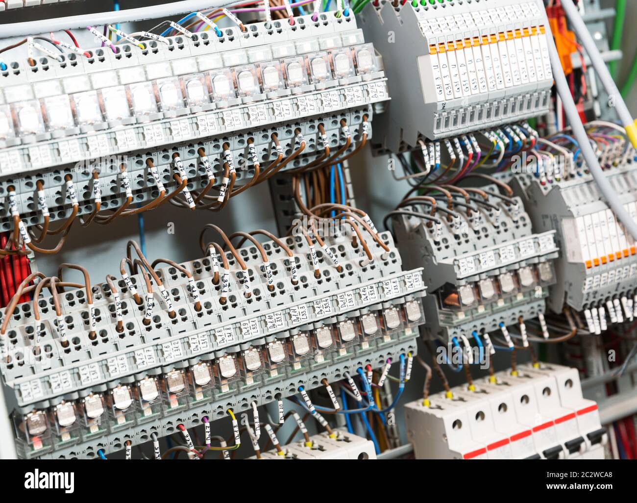 Gray electrical supplies close up shot Stock Photo - Alamy