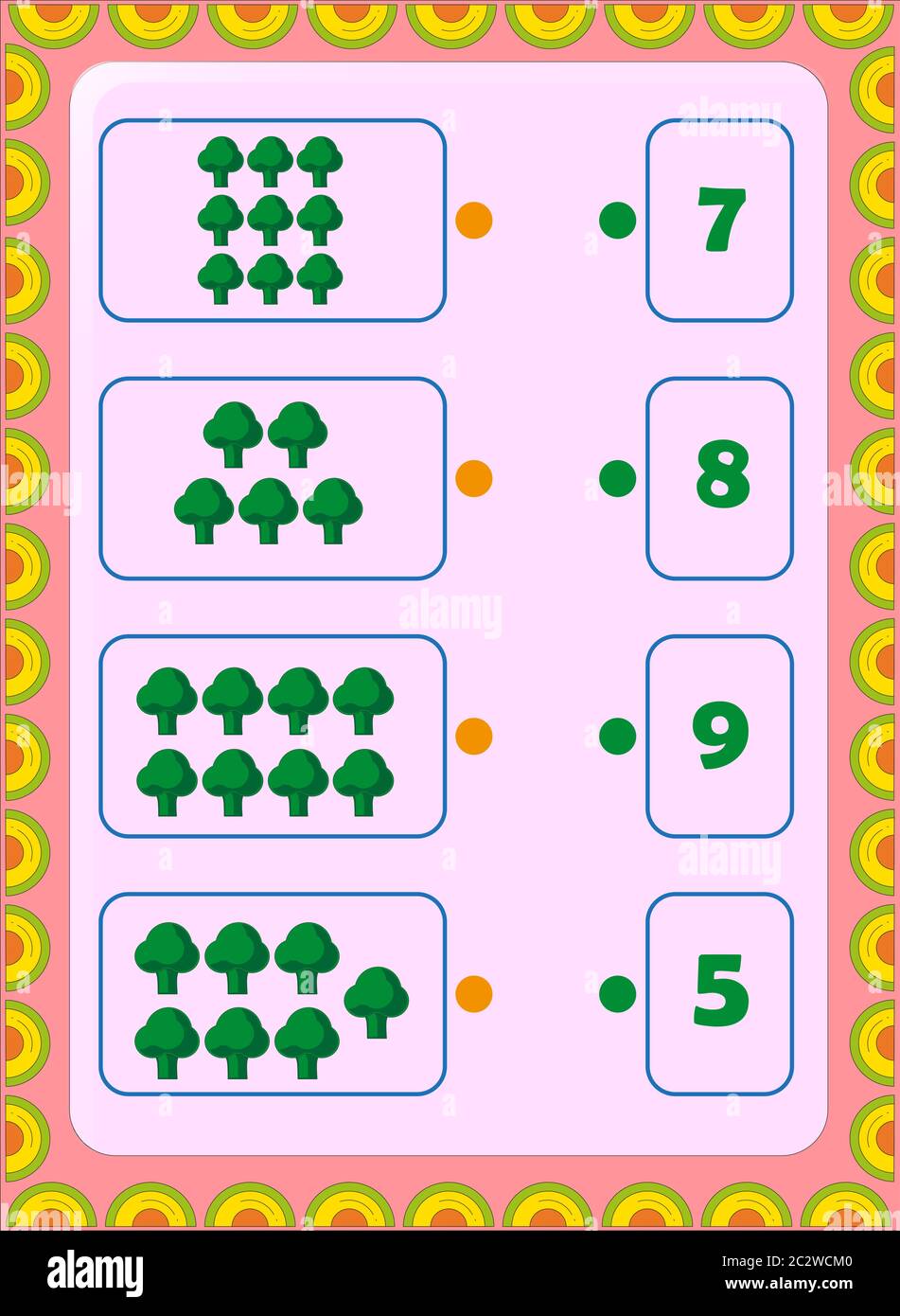 Math broccoli hi-res stock photography and images - Alamy