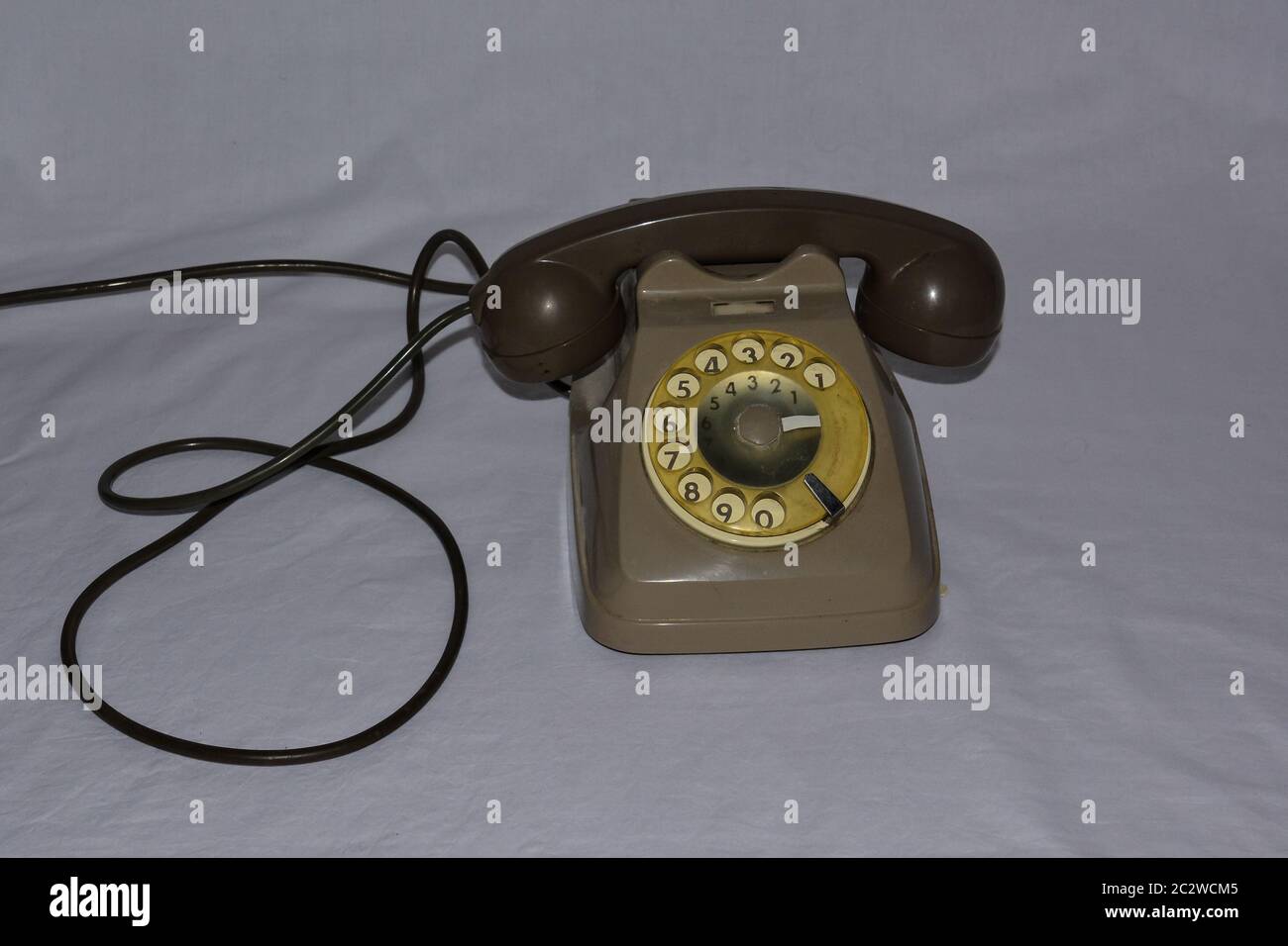 Photo Picture ok a Classic Vintage Old Wheel Telephone Stock Photo - Alamy