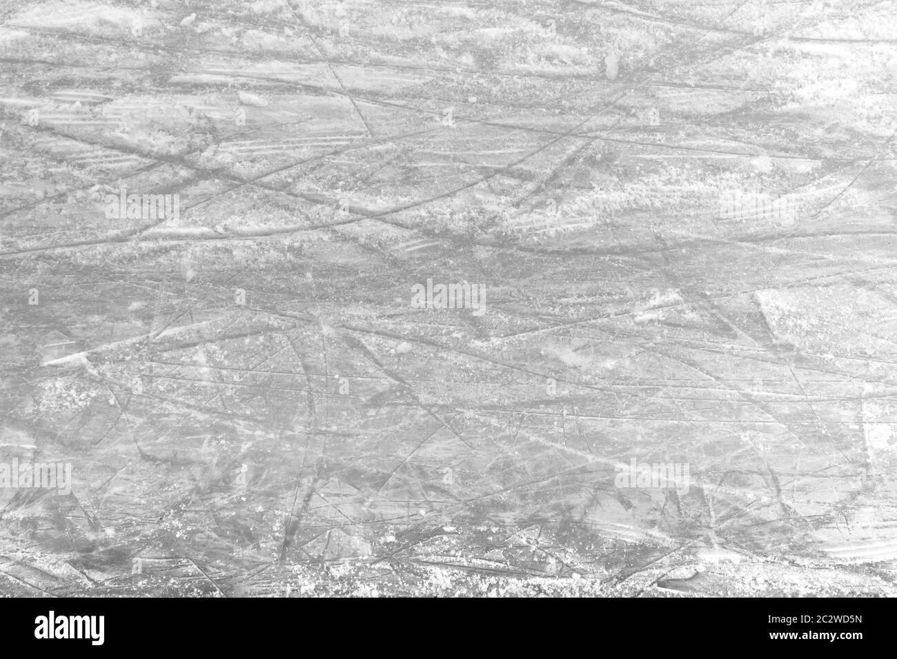 Scratches of skates on the ice of skating-rink. Ideal for concepts and ...