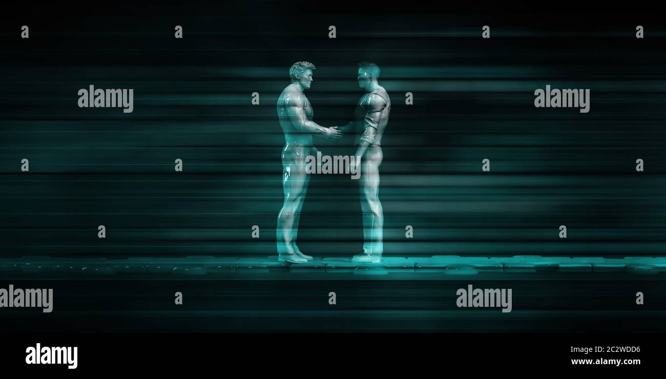 Business Handshake Abstract Background for Trust as Concept Stock Photo ...