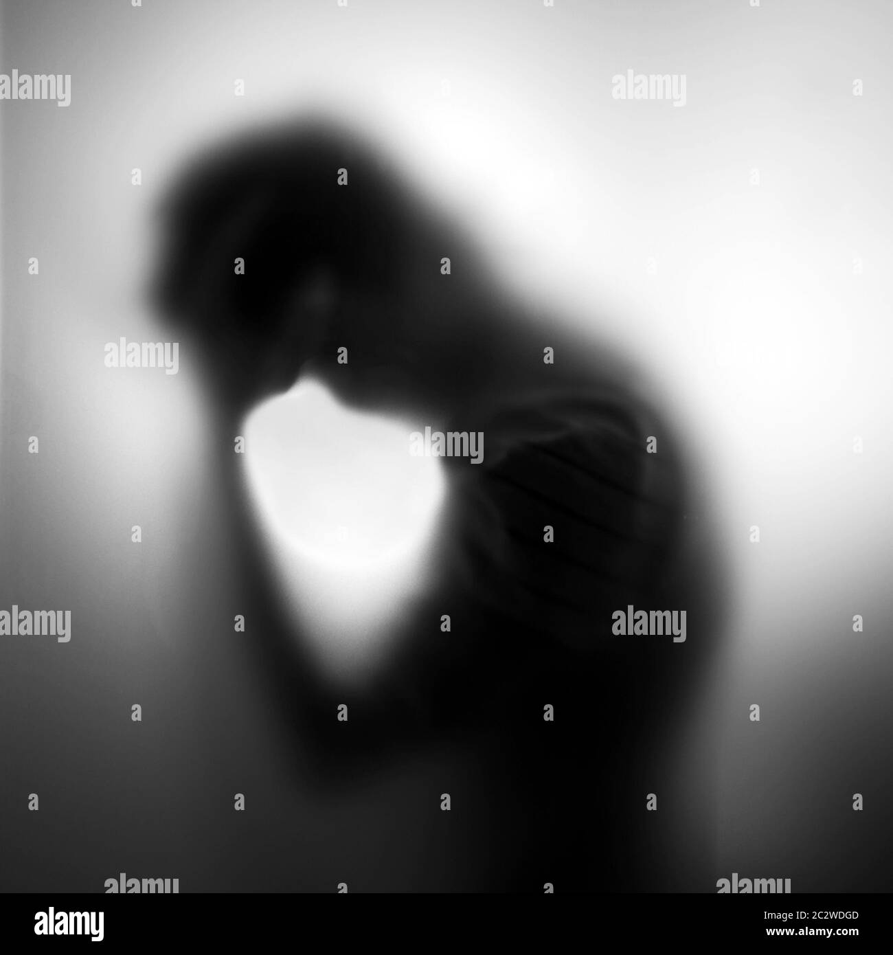 Light behind glass Black and White Stock Photos & Images - Alamy