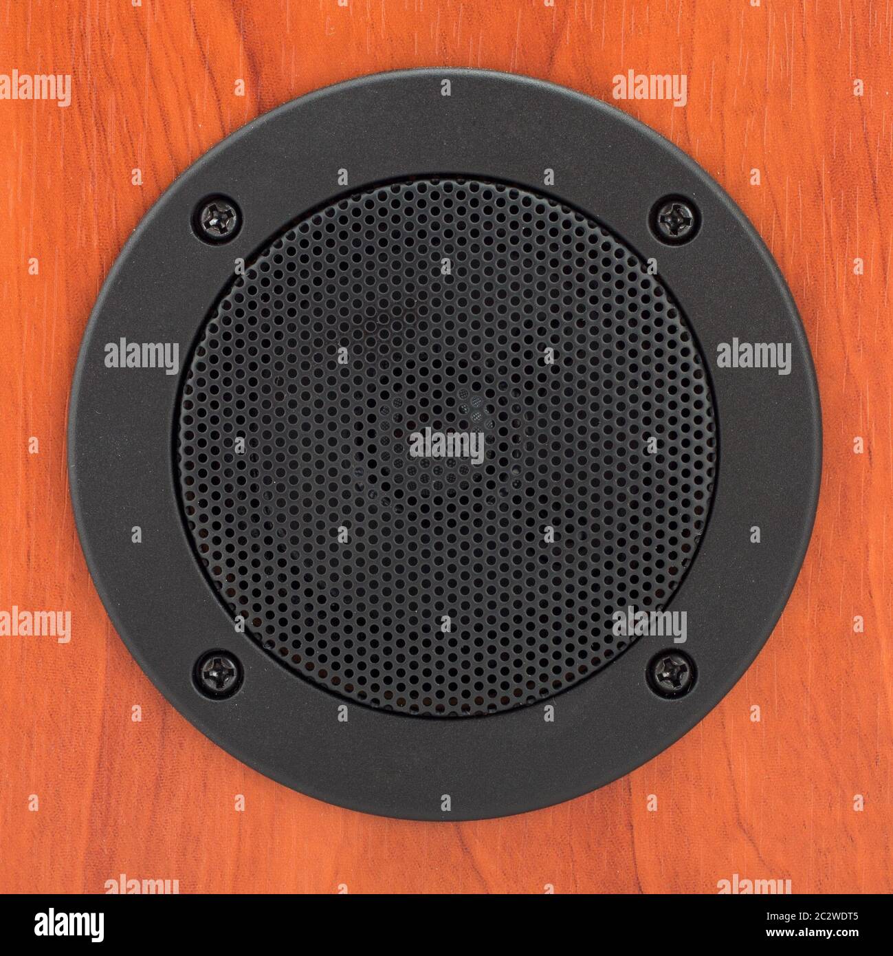 Round black loudspeaker. Use for background of texture Stock Photo - Alamy