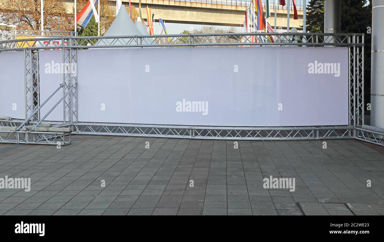 Temporary billboard hi-res stock photography and images - Alamy