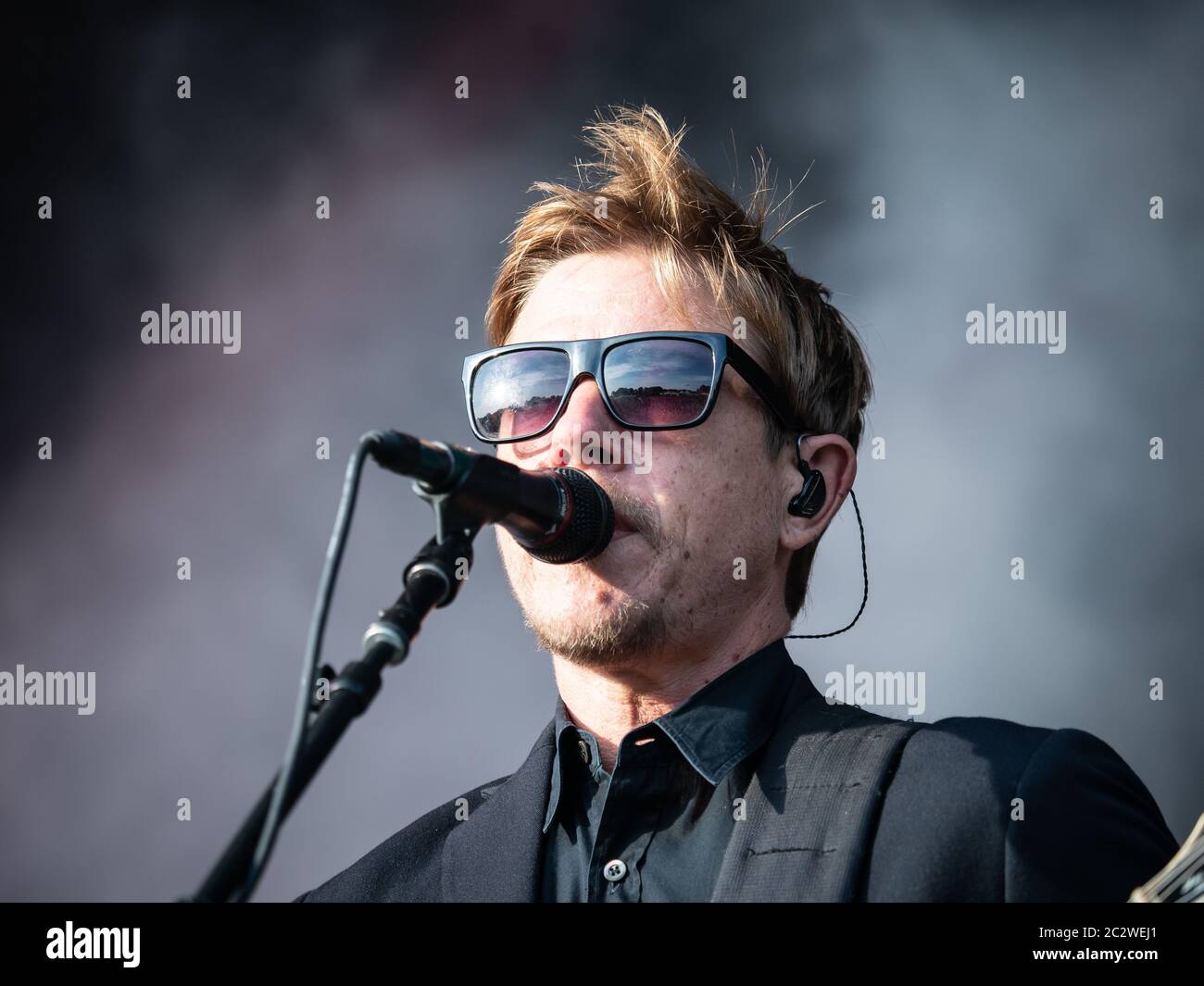 Kvaerndrup, Denmark. 01st, June 2019. The American rock band Interpol ...